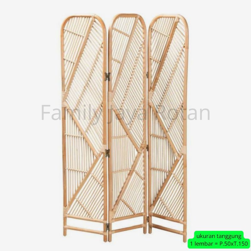 Jual Sketsel Rotan Pembatas Ruangan Rumah Ukuran Tanggung Modern ...