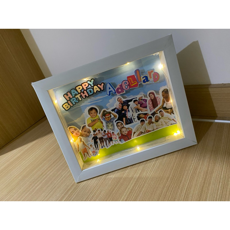 Jual kado frame custom unik ulang tahun wisuda wedding | Shopee Indonesia