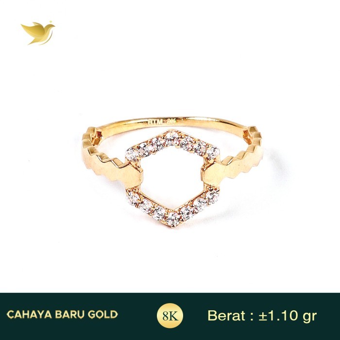 Jual KOREAN LOOK HEXA RING 8K | Shopee Indonesia