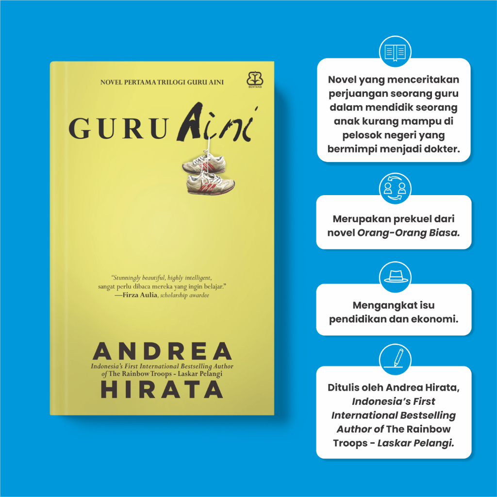 Jual [Bentang] Buku Novel | Guru Aini - Andrea Hirata | Shopee Indonesia