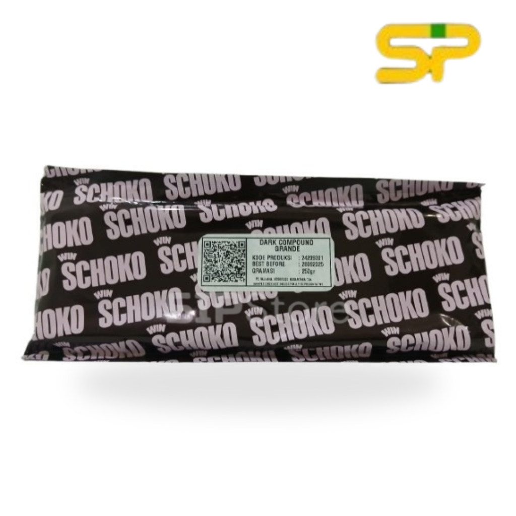 Jual SCHOKO Dark Compound Chocolate Block Grande - 1 Kg / Coklat ...