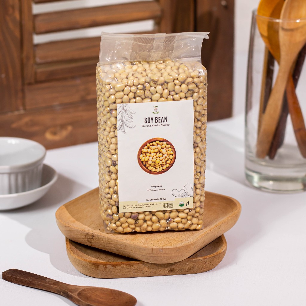 Jual Tani Organic Kacang Kedelai Kuning 500gr - Kacang Kedelai Kuning ...
