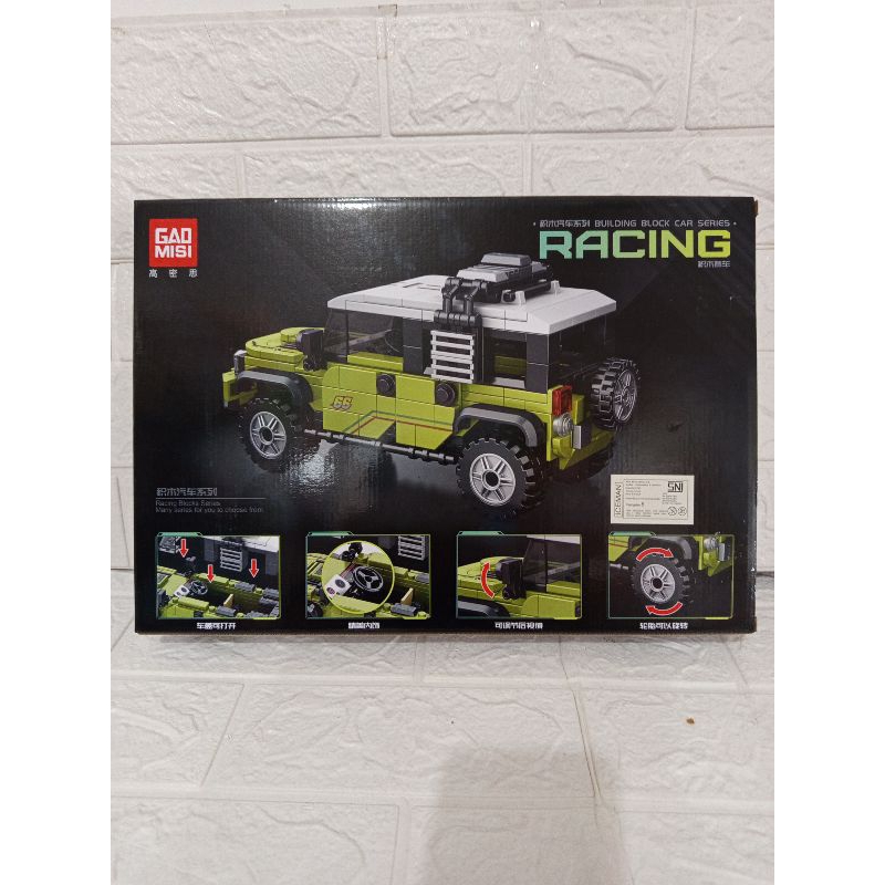 Jual Mainan Block Mobil Racing T1089 / Lego Block Mobil /Lego Racing ...