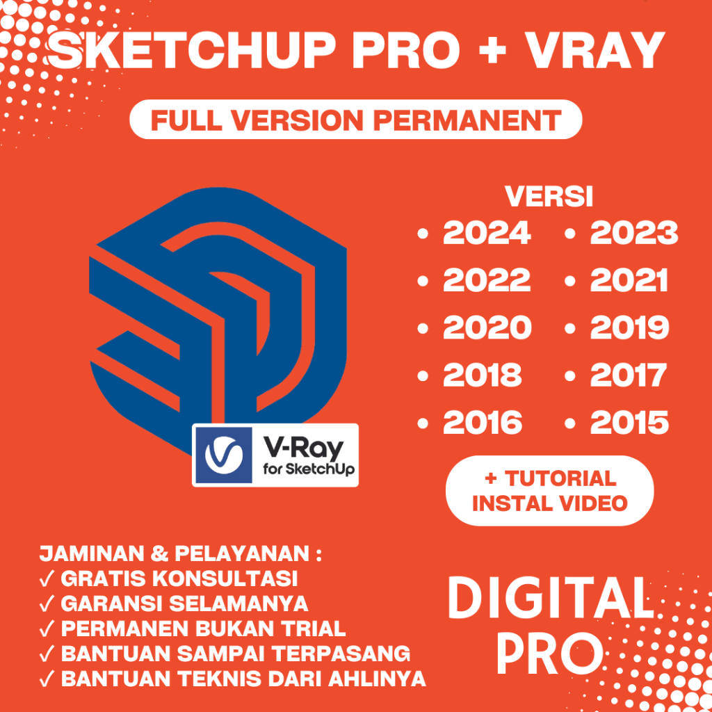 Jual SKETCHUP PRO 2024 2023 2022 2021 2020 2019 2018 2017 2016 2015 ...
