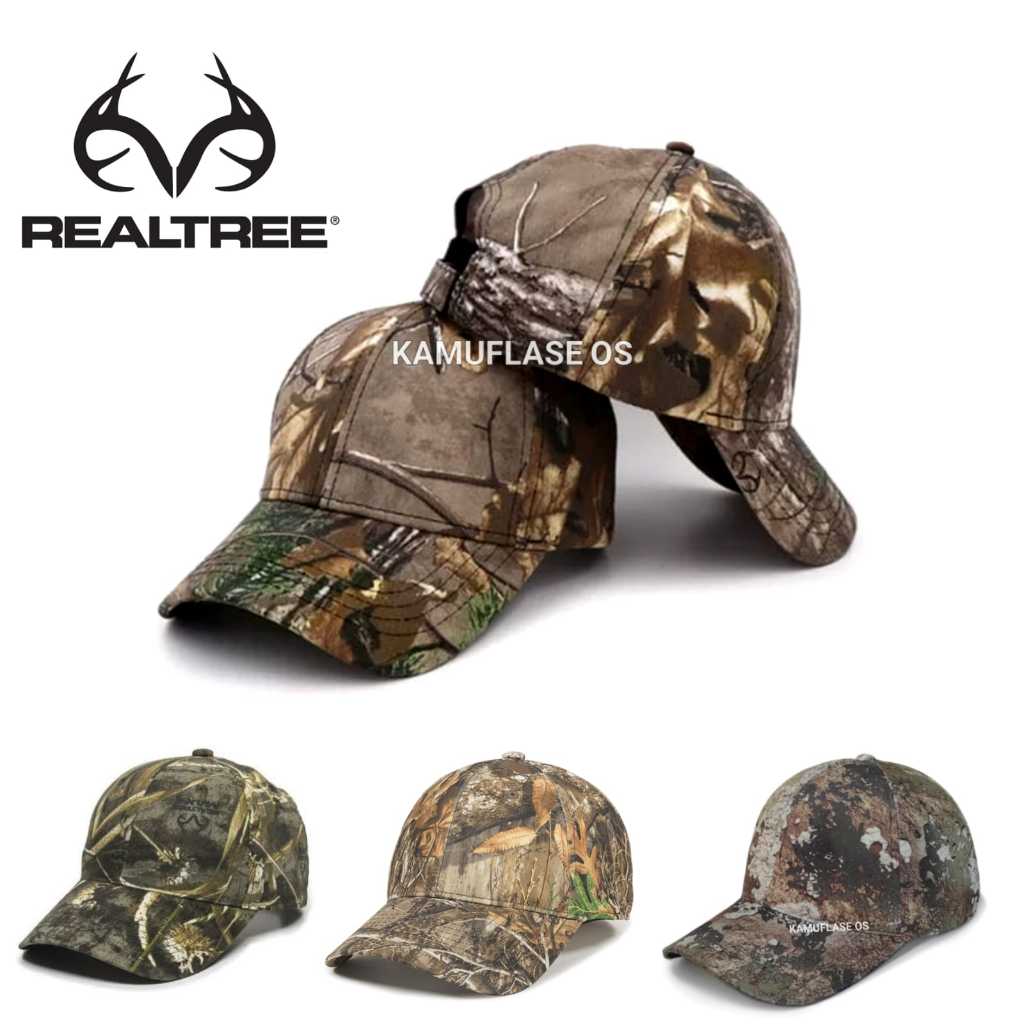 Jual CAMOUFLAGE CAPS Topi camo realtree topi hunting kamuflase topi ...