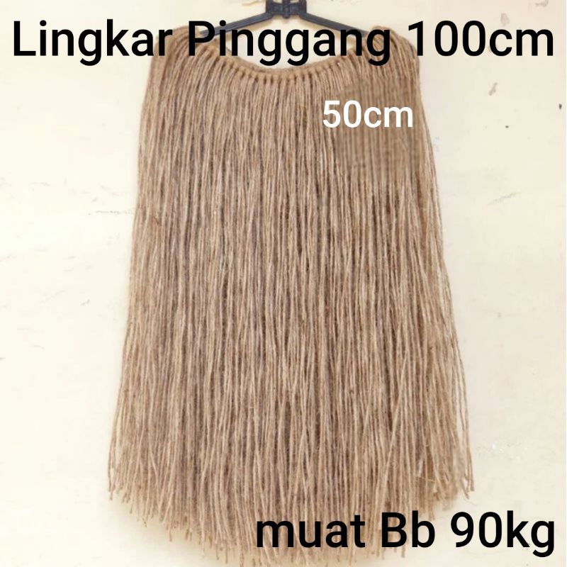 Jual Rok Adat Papua 50cm Dewasa , Rok Rumbai Papua ,Rumbai Goni ...