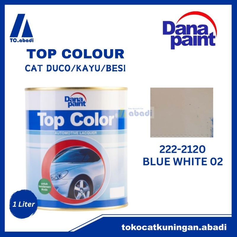 Jual TOP COLOR 222-2120 Blue White 02 - Cat Duco Mobil Motor Kayu/Besi ...