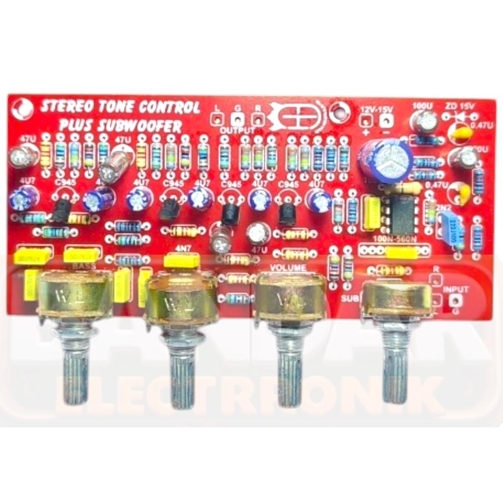 Jual Tone control Stereo 4 Potensio Tone 4 pot stereo subwofer | Shopee ...