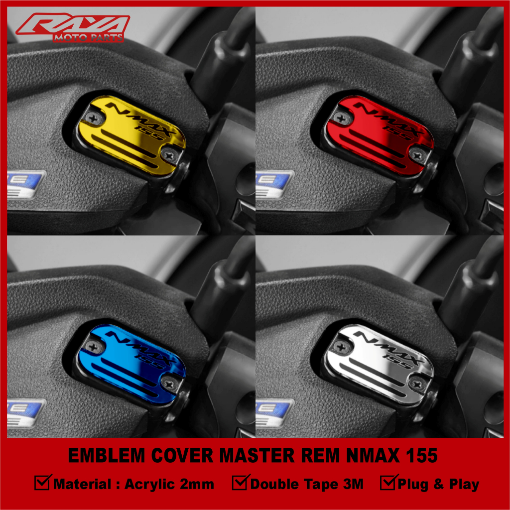 Jual RAYA 2 PCS COVER TUTUP MASTER REM NMAX TURBO, NMAX NEO, NEO S ...