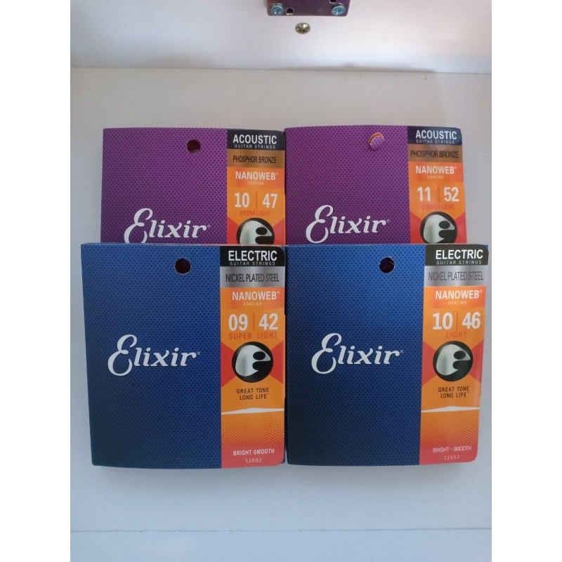 Jual Satu Set Senar Gitar Akustik Dan Elektrik | Shopee Indonesia