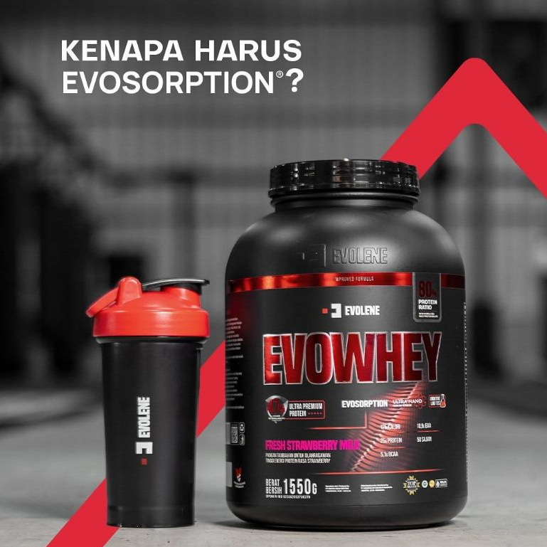 Jual Evolene Evowhey EVOSORPTION 1,550gr 50 Serving New Evowhey Evo ...