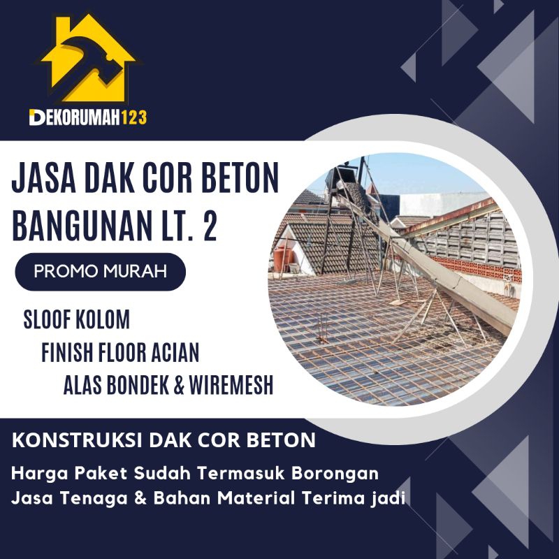 Jual Renovasi Rumah Dak Cor Beton | Shopee Indonesia