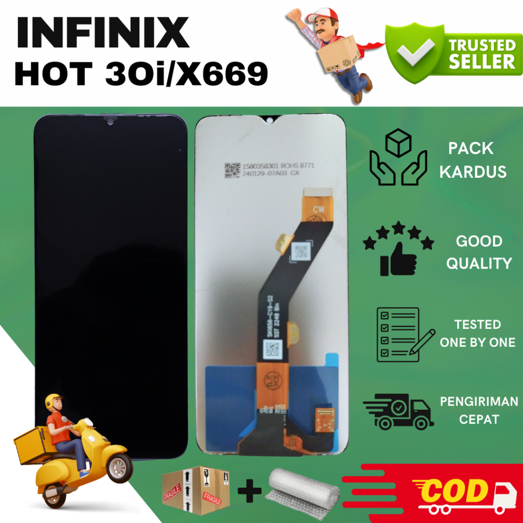 Jual LCD INFINIX 30i/X669 ORIGINAL FULLSET TOUCHSCREEN-BERGARANSI | Shopee Indonesia