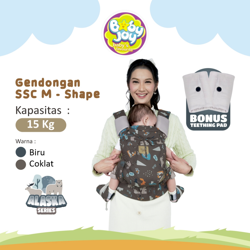 Jual BABY JOY Gendongan SSC M-Shape 3 in 1 Alaska Series | Shopee Indonesia