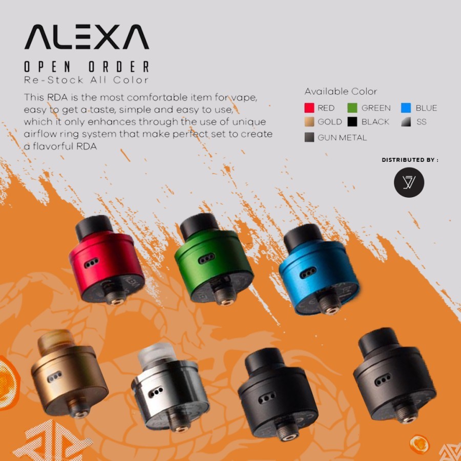 Jual Alexa RDA 22MM by Inhale Coil x Desire Design 100% Authentic by Inhale - RDA Alexa | Shopee ...