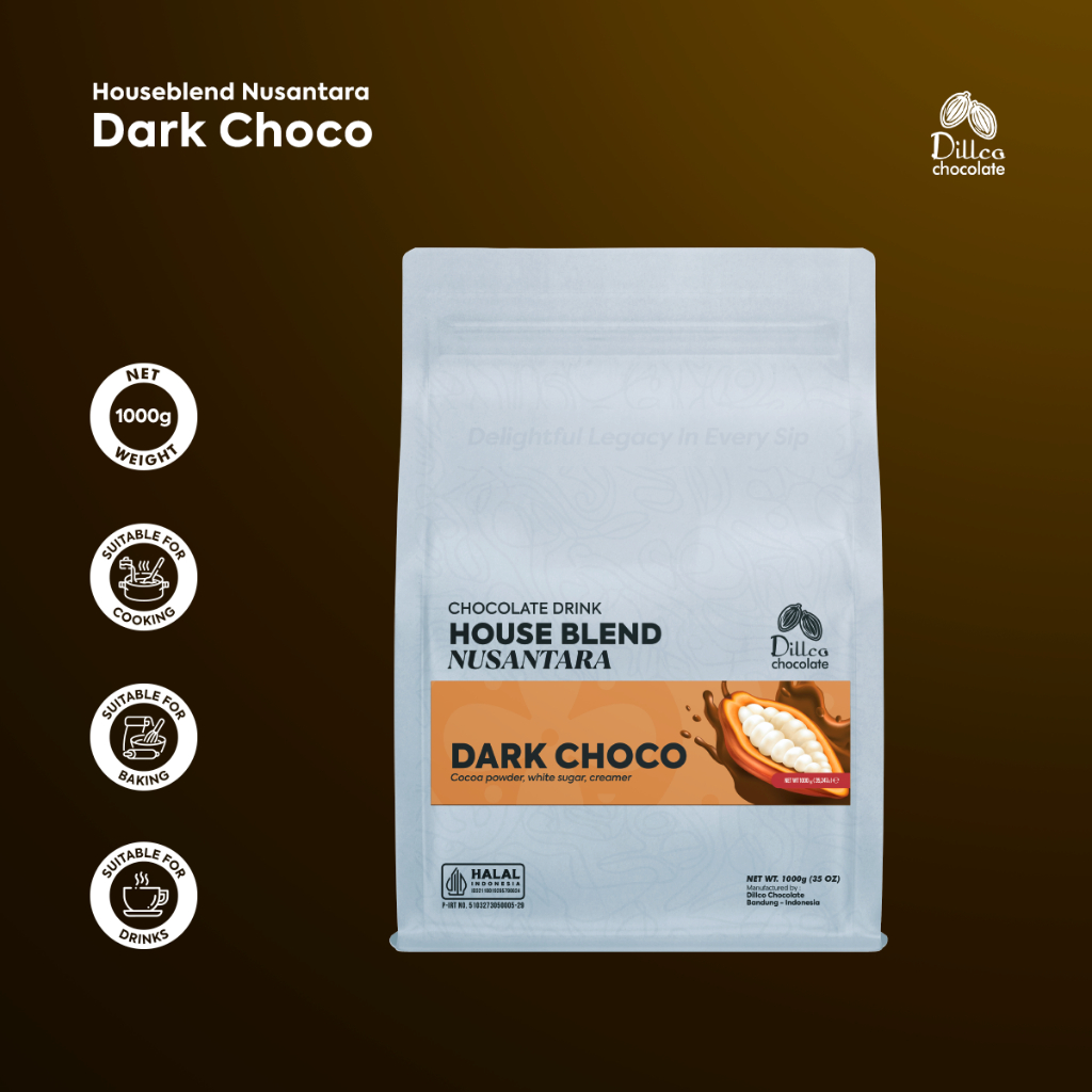 Jual DILLCO CHOCOLATE - DARK CHOCOLATE - House Blend Nusantara Series 1 ...