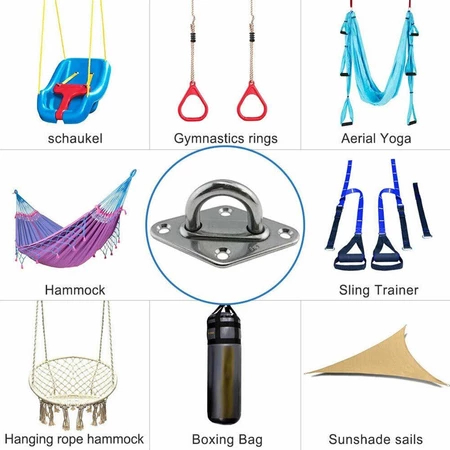 Jual Gantungan Hammock Pengait 2 Set Hook Gantungan Plafon Mount Anchor ...