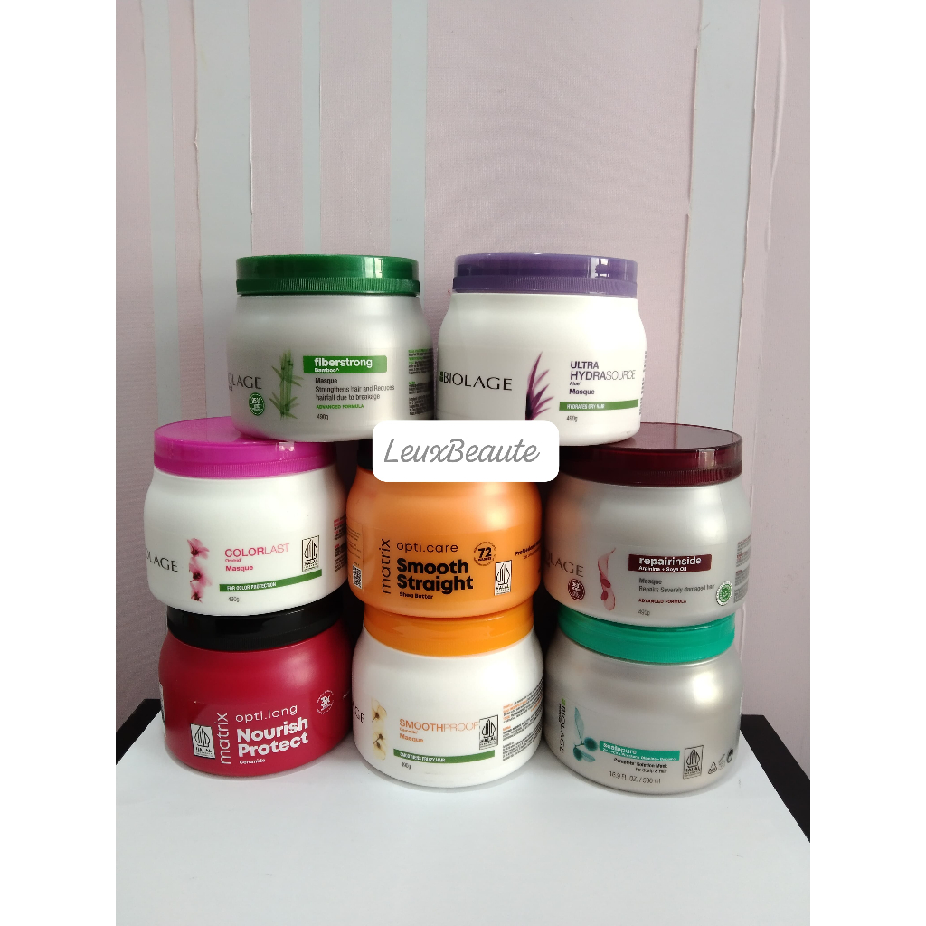 Jual Matrix Biolage Mask Opti Smooth/ Colorlast/Optilong/Smoothproof ...