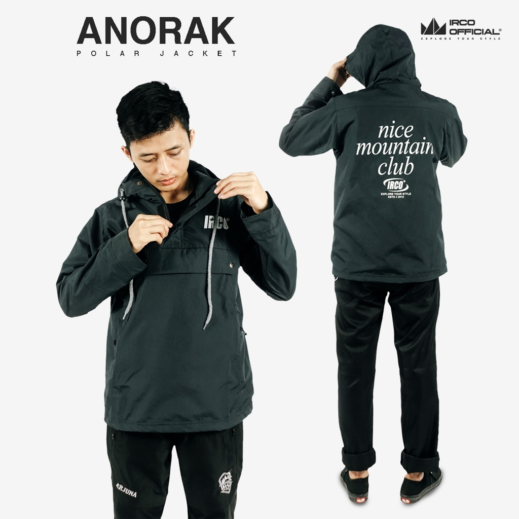 Jual IRCO Anorak Outdoor Jacket Wanita Waterproof - Jaket Cagoule Pria ...