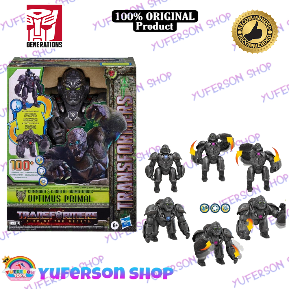 Jual Transformers Toys Rise of The Beasts Command & Convert Animatronic ...