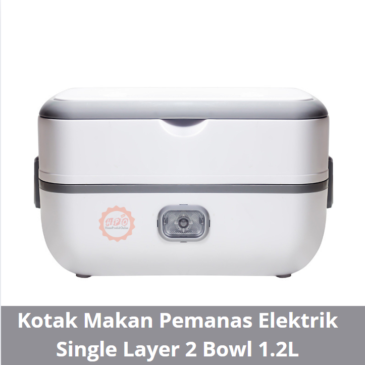 Jual Kotak Makan Pemanas Elektrik Single Layer Lunch Box 2 Bowl 1.2L ...