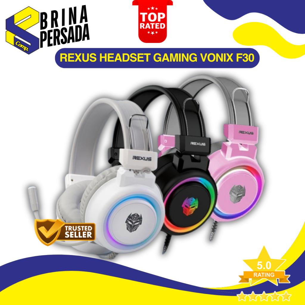 Jual Rexus Headset Gaming Vonix F30 | Shopee Indonesia