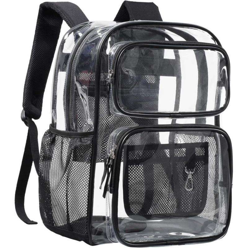 Jual Tas Ransel Sekolah PACKISM Transparan - Tas Buku Bening Besar 17 ...
