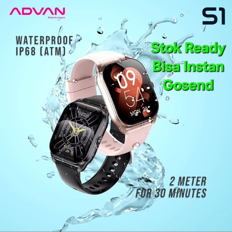 Jual ADVAN SMARTWATCH S1 Dan S1 V2 IPS 2.01 IP68 BLUETOOTH CALLS 100 ...