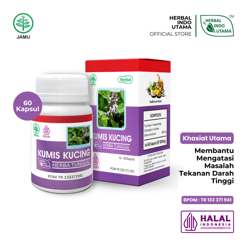 Jual HIU – KUMIS KUCING Mengobati Tekanan Darah Tinggi Herbal Indo ...