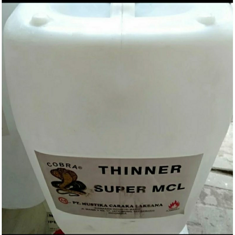 Jual Thinner HG/Super MCL 1Liter (Via Grab Gojek) | Shopee Indonesia