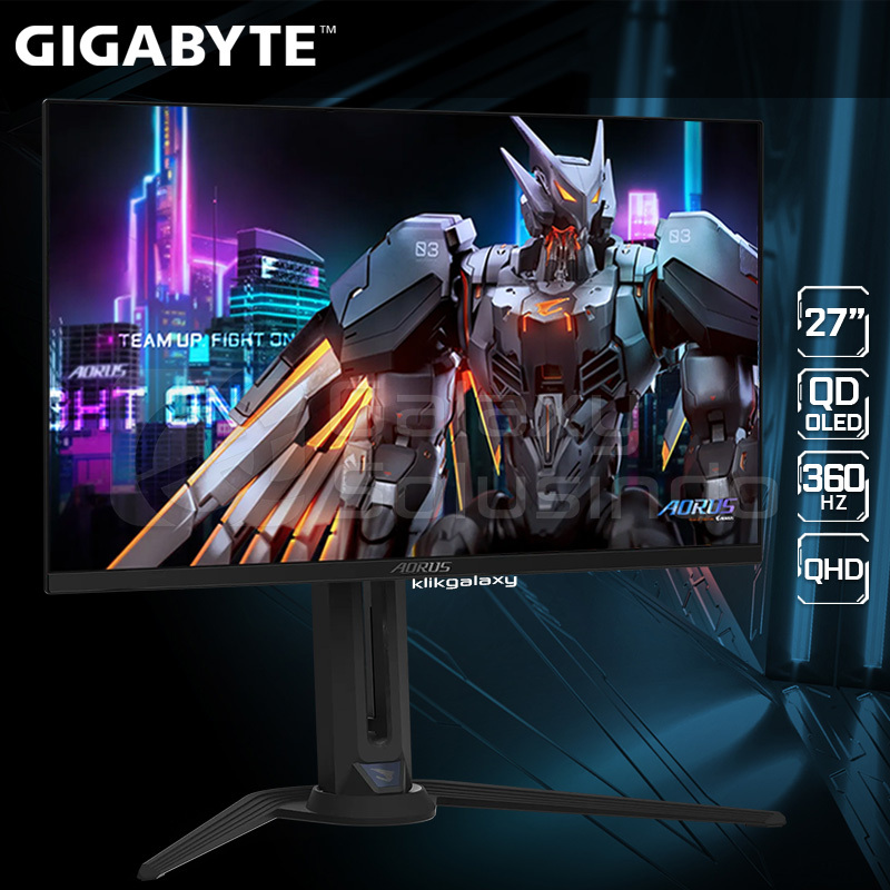 Jual Gigabyte AORUS FO27Q3 27 Inch QD OLED 360Hz QHD Gaming Monitor ...