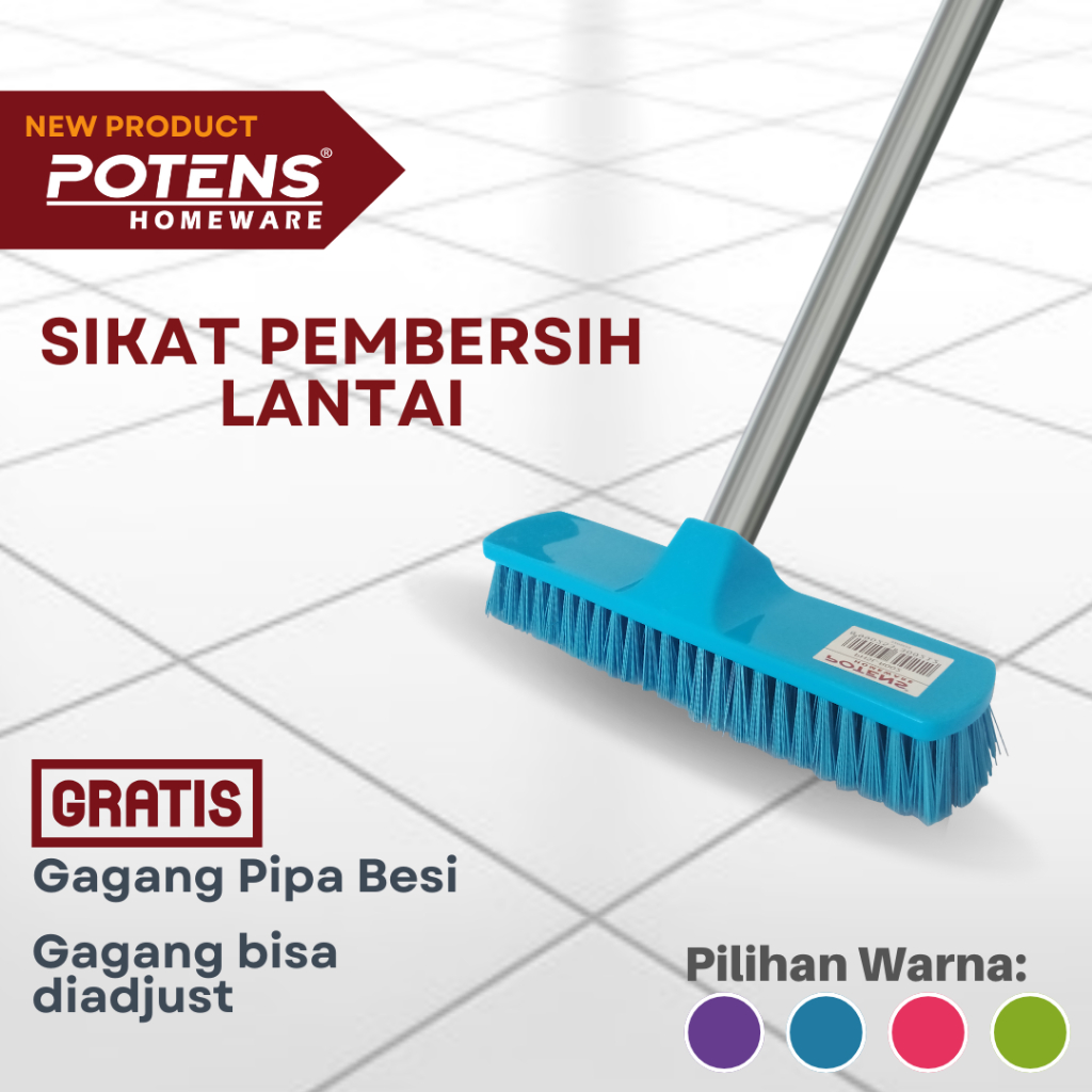 Jual Sikat Dorong Lantai Kamar Mandi / Sikat Lantai Serbaguna / Sikat ...