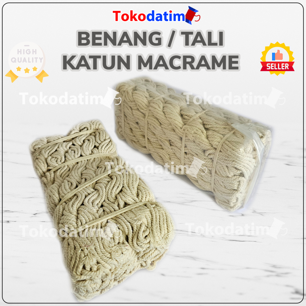 Jual Benang Tali Katun Macrame per pack | Shopee Indonesia