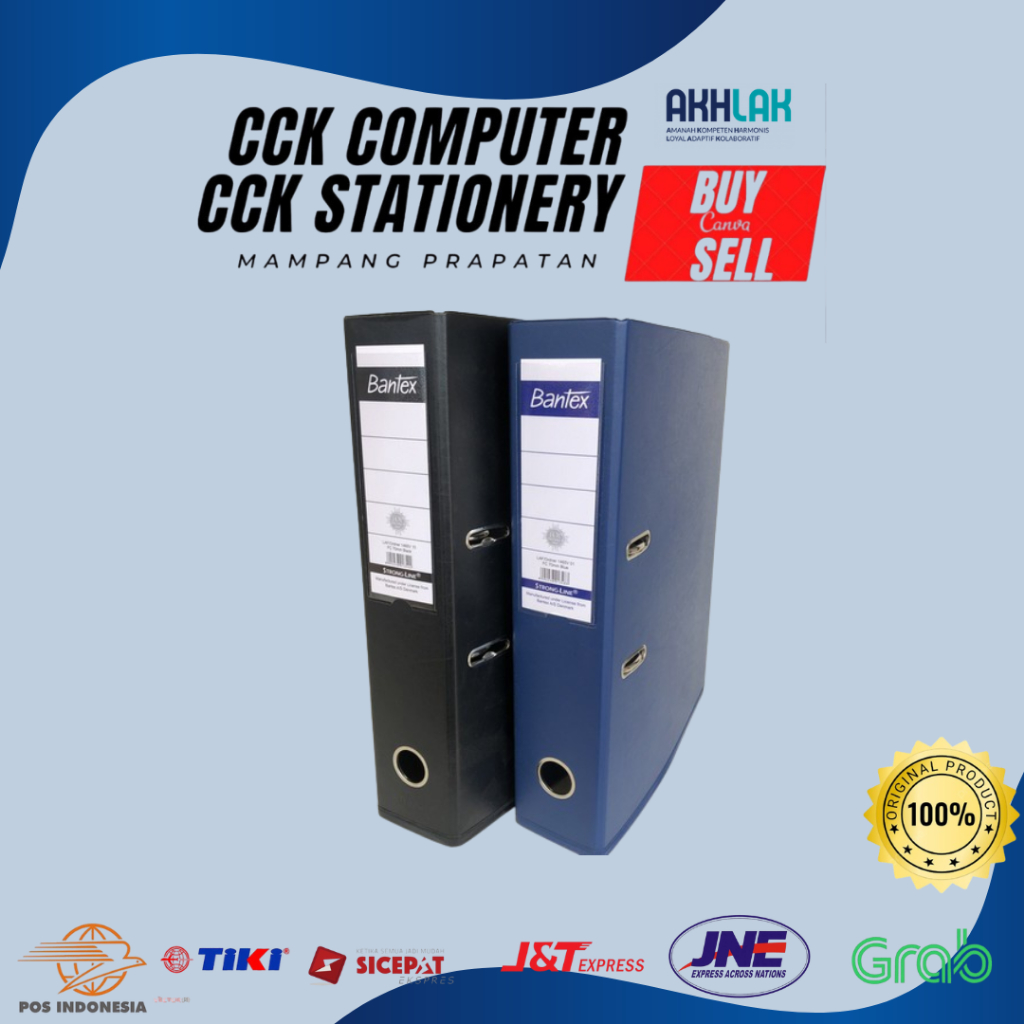 Jual Ordner Bantex 1465-01 (Blue) Folio 7 cm | Shopee Indonesia