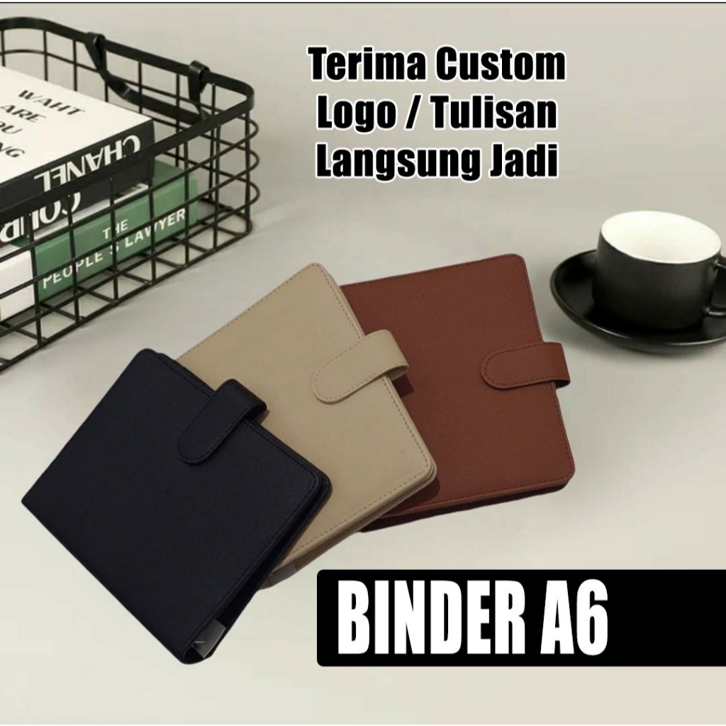Jual AC - 23 Binder Eksklusif A6 Garis/Line Ring Buku Agenda A6 Garis ...