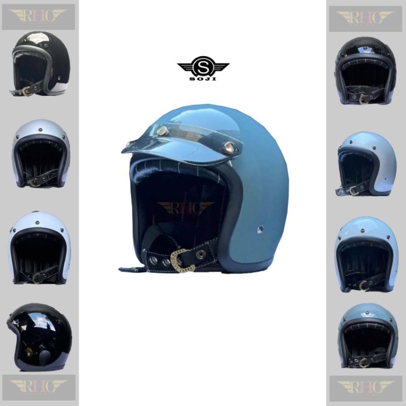 Jual Helm slim Head 500-tx polos SNI helm motor Japan helm motor costum ...