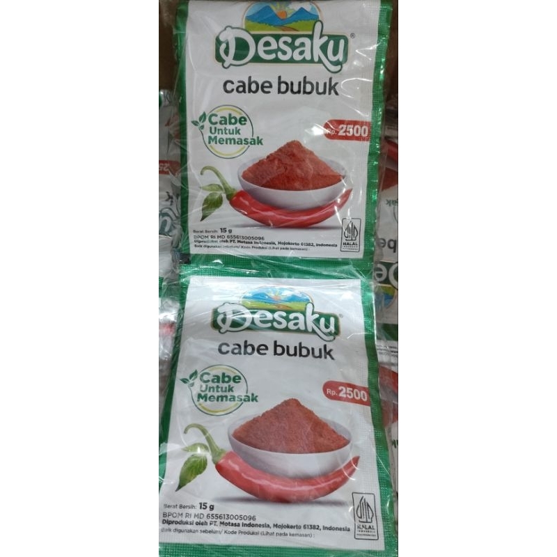 Jual CABE BUBUK Desaku 15 gr || 1 renceng isi 10 pcs | Shopee Indonesia