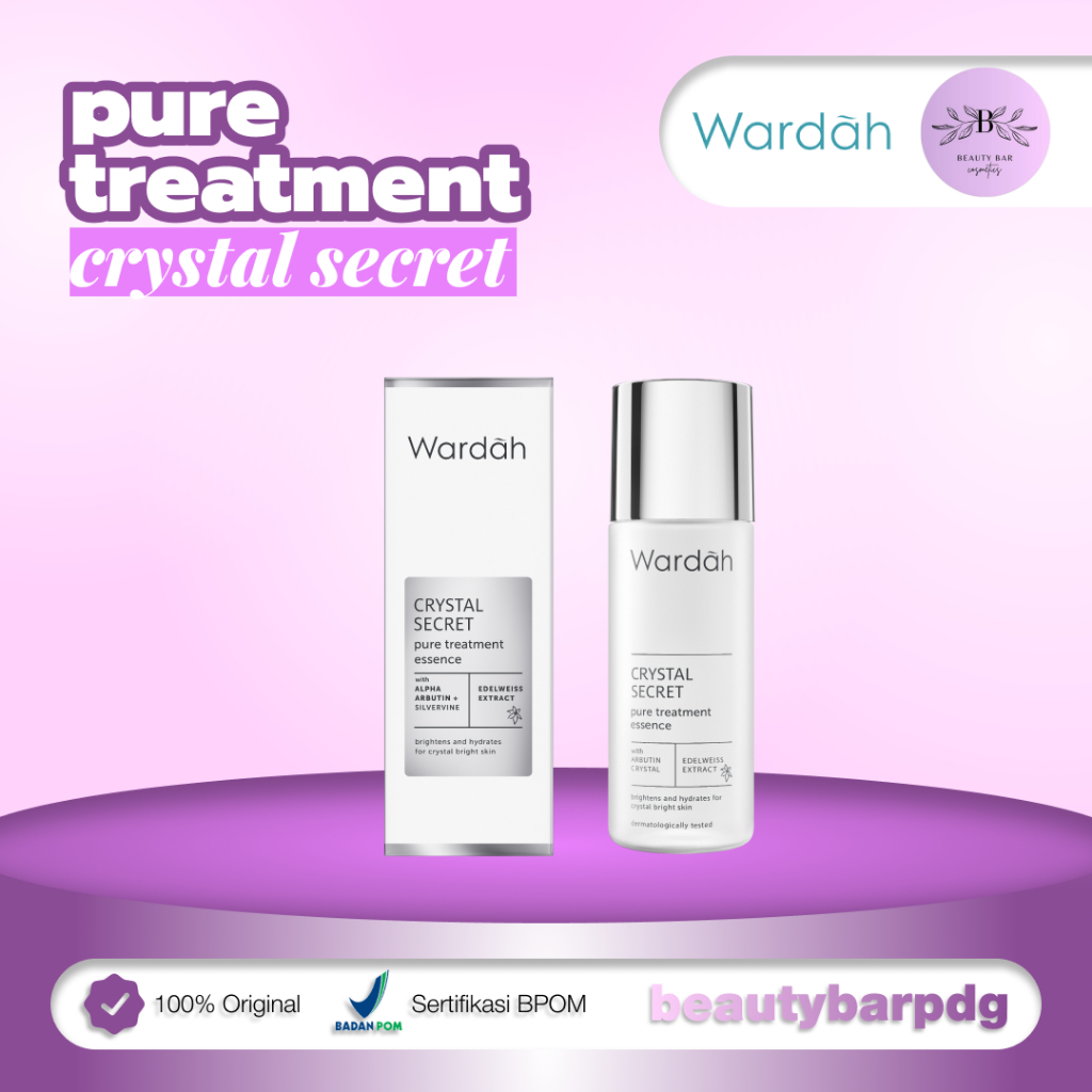 Jual Wardah Crystal Secret Pure Treatment Essence 50ml | Essence Ekstak ...