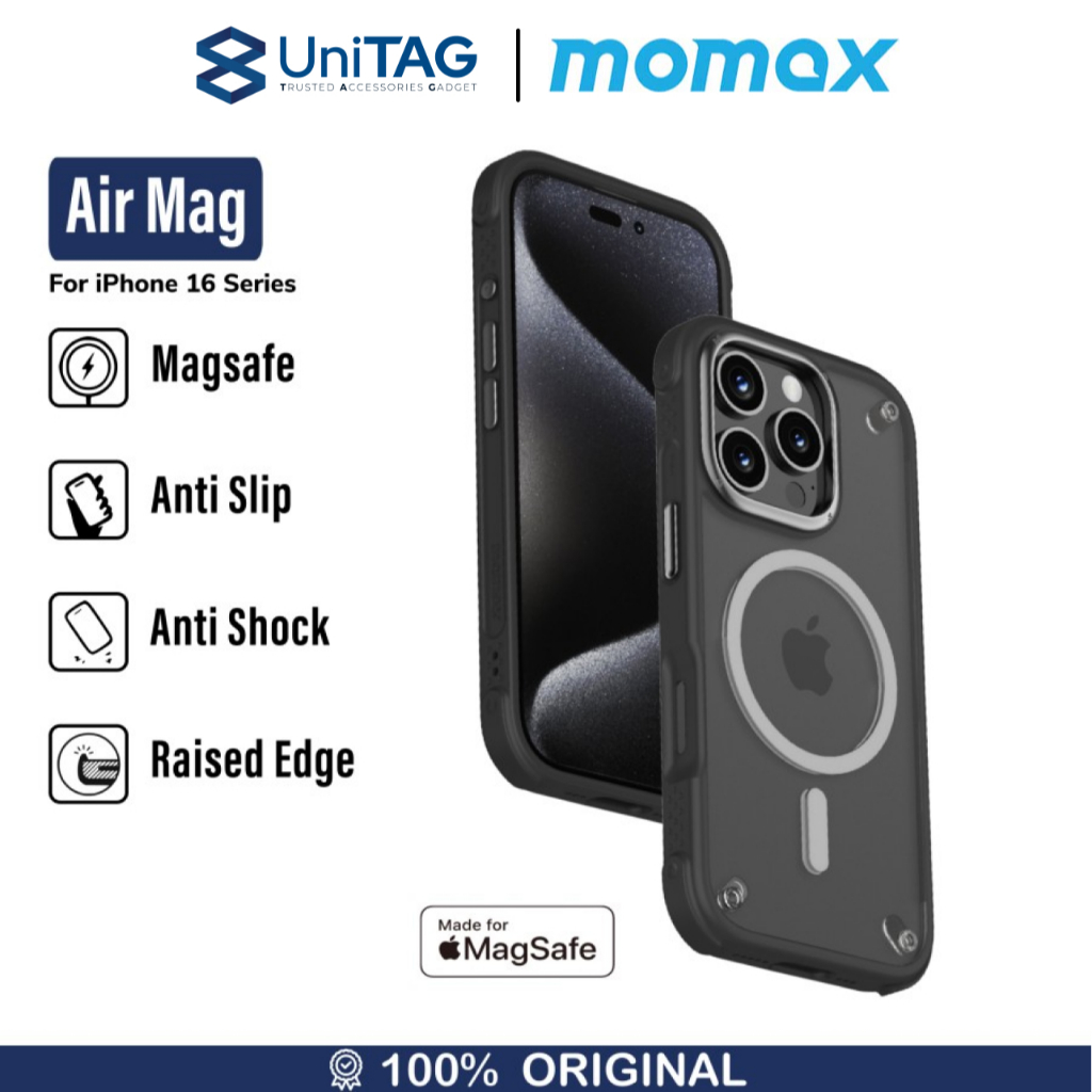 Jual Case iPhone 16 Series Pro Max Plus Momax AI.R Magsafe Magnetic ...