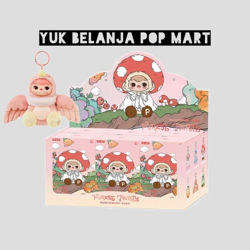 Jual POP MART PUCKY Forest Party Series Vinyl Plush Pendant - Selected ...