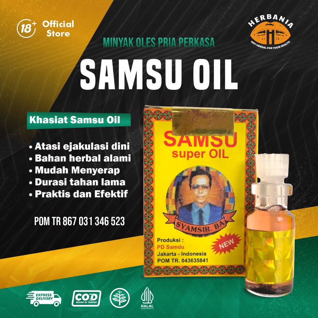 Jual Obat Oles Pria SAMSU OIL Original Tahan Lama | Shopee Indonesia