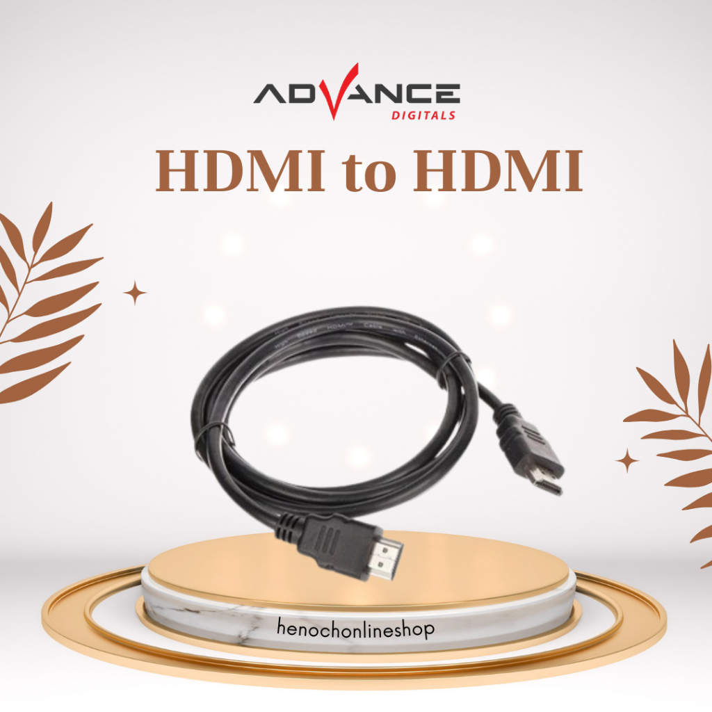 Jual ADVANCE Kabel Hdmi To Hdmi 1 Meter Laptop, Tv, Dvr, Cctv, Monitor ...
