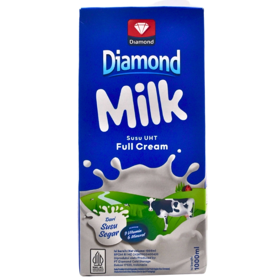 Jual DIAMOND MILK SUSU UHT FULL CREAM | Shopee Indonesia
