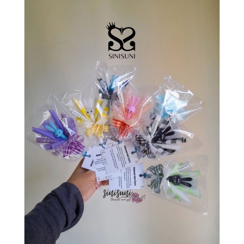 Jual Buket pulpen lucu Hari guru (bisa untuk hadiah/souvenir) | Shopee ...