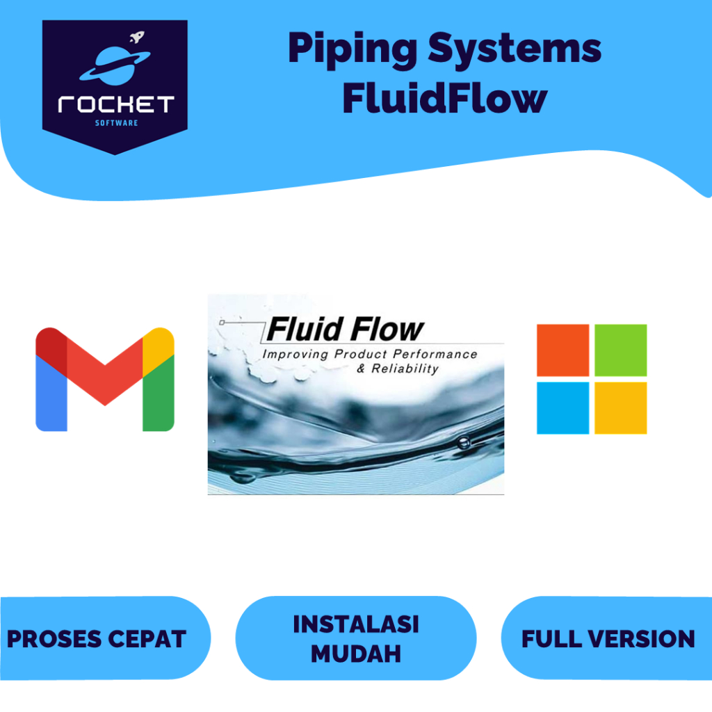 Jual Piping Systems FluidFlow Full Version Aplikasi Desain saluran air dan air limbah Full ...