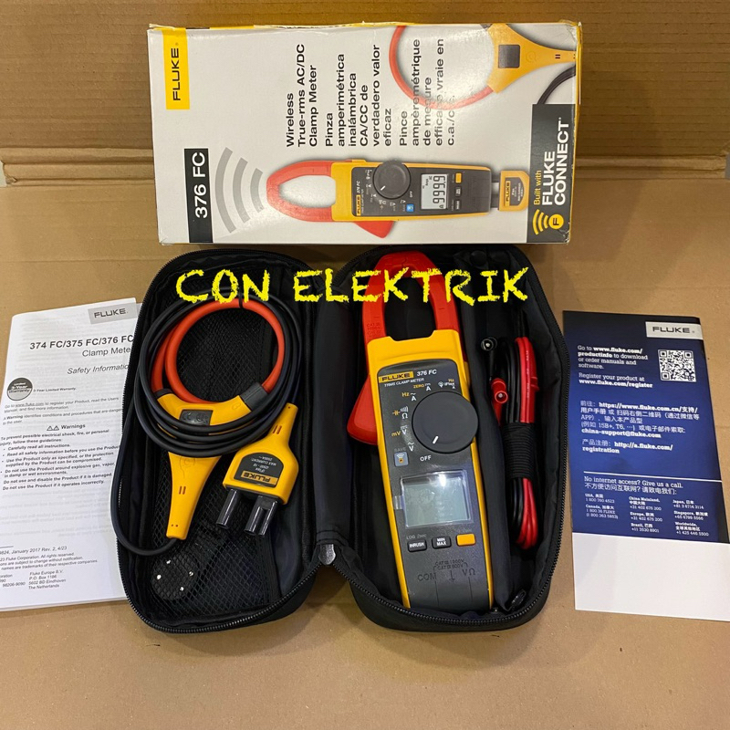 Jual Fluke 376 FC Tang Ampere Fluke 376 True RMS AC DC Clamp Meter ...