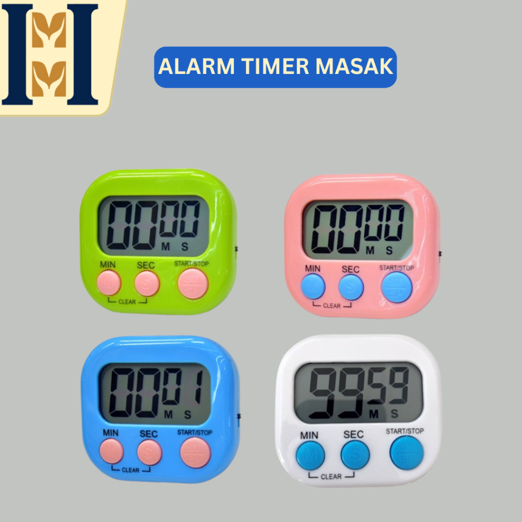 Jual Alarm Timer Masak Dapur Digital – Pengatur Waktu Stopwatch Mini ...