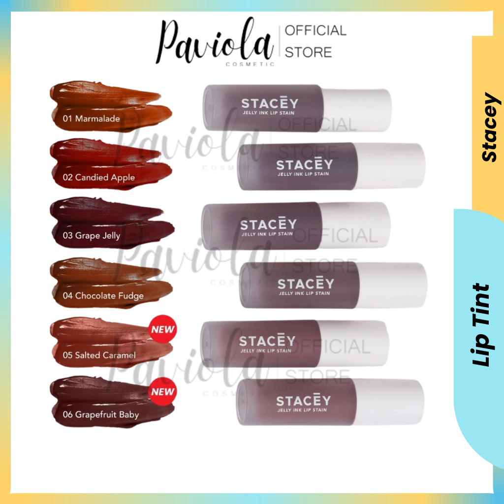 Jual Stacey Jelly Ink Lip Stain - Make up Lip Tint Glossy Plumppy Lip ...