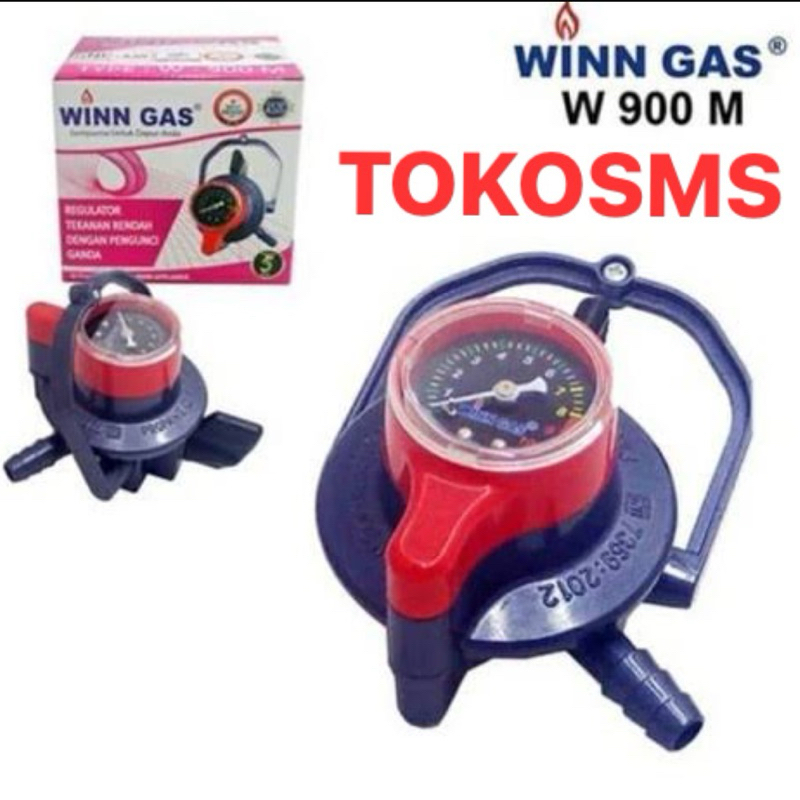 Jual Regulator gas WINN GAS METER W900-M DOUBLE LOCK meter untuk kompor ...