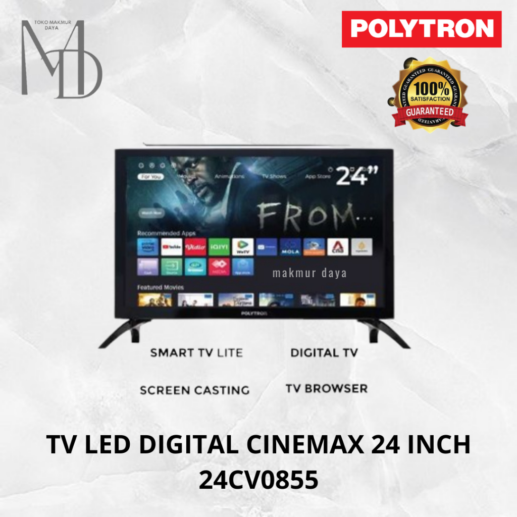 Jual Polytron LED Smart TV 24 Inch PLD 24CV1869 / PLD-24CV1869 ORIGINAL ...
